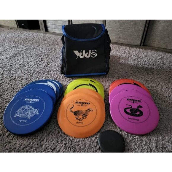 Games | Disc Golf Set With Bag 12 Pcs Flying Disc Golf Discs For ...